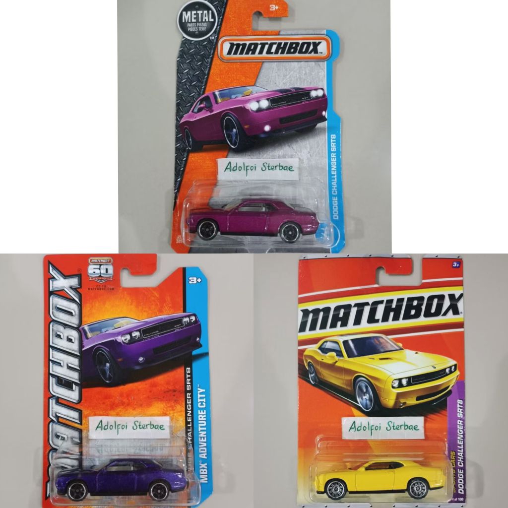 Jual matchbox dodge challenger srt8 srt 8 pink mbx adventure city 60 ...