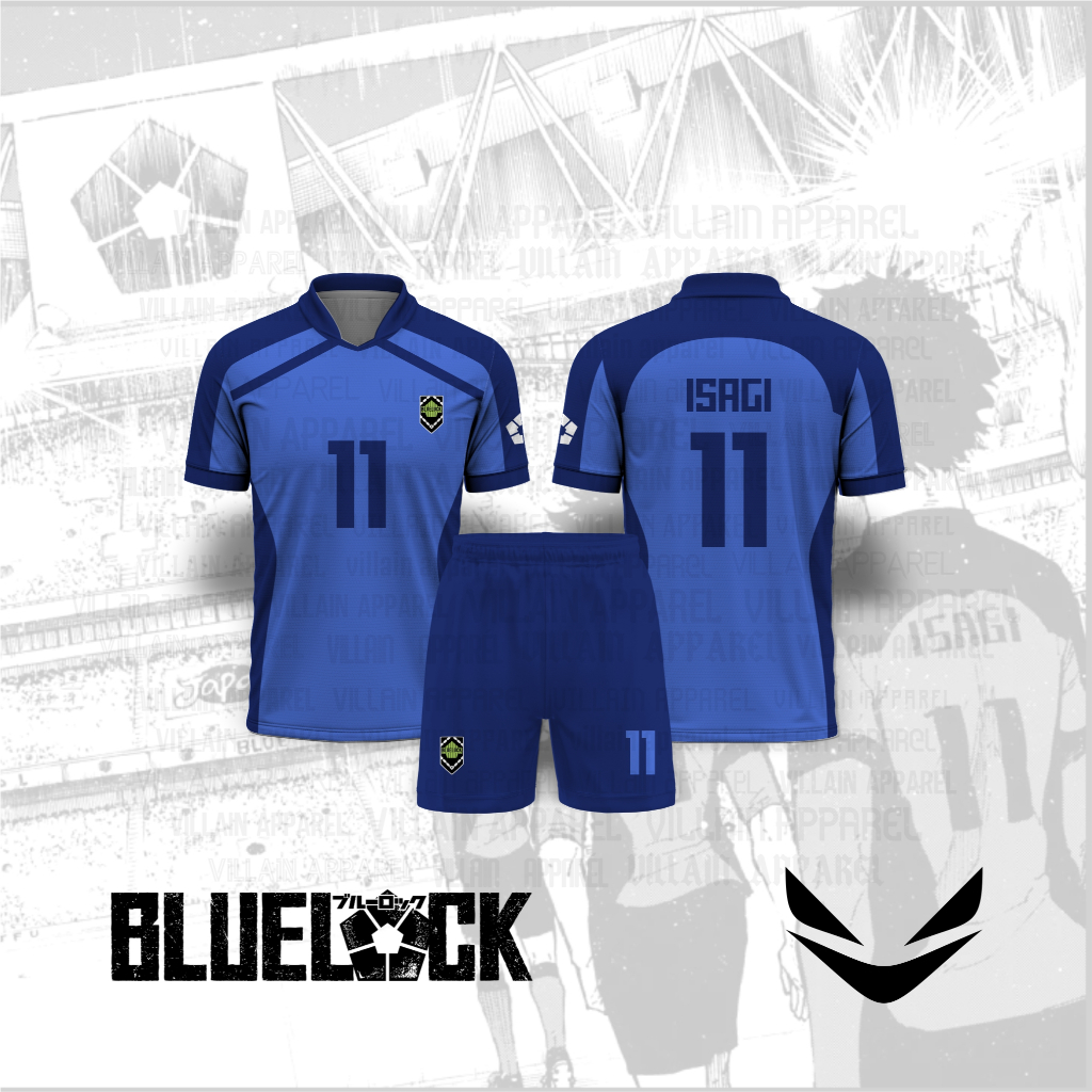 Jual JERSEY BOLA ANIME BLUE LOCK ISAGI DAN RIN | COSPLAY ANIME BLUELOCK ...