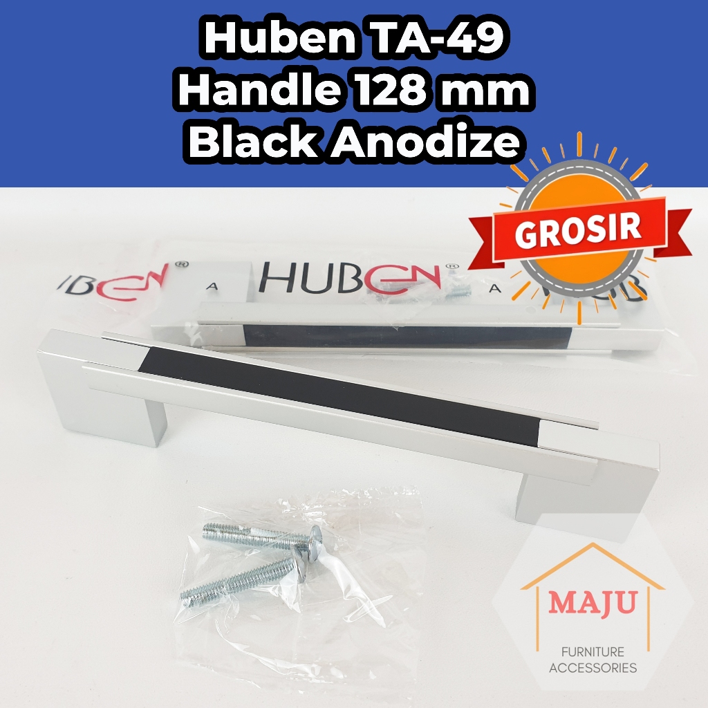 Jual Huben Handle TA-49 128 Black Anodize Aluminium Grosir Tarikan ...