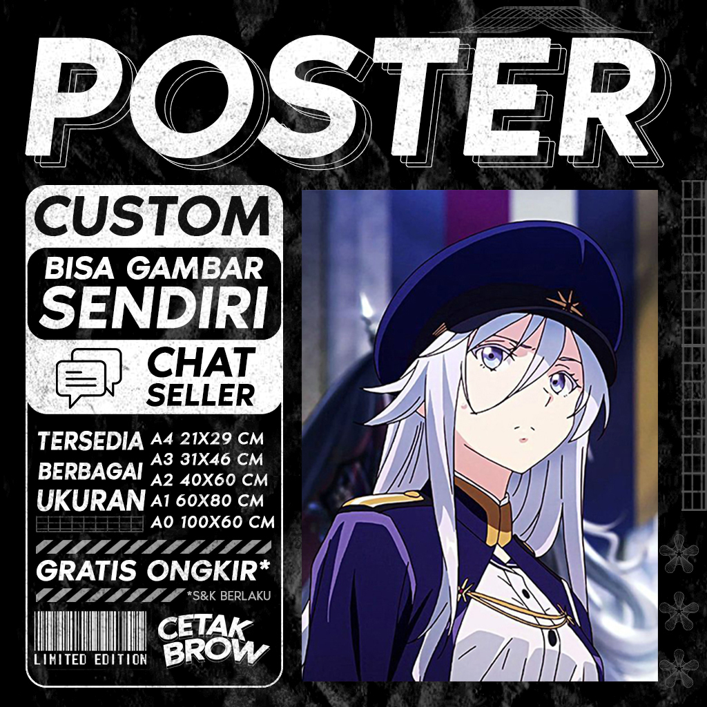 Jual Poster 86 EIGHTY-SIX Shin Undertaker Lena Vladilena Milizé Ukuran ...