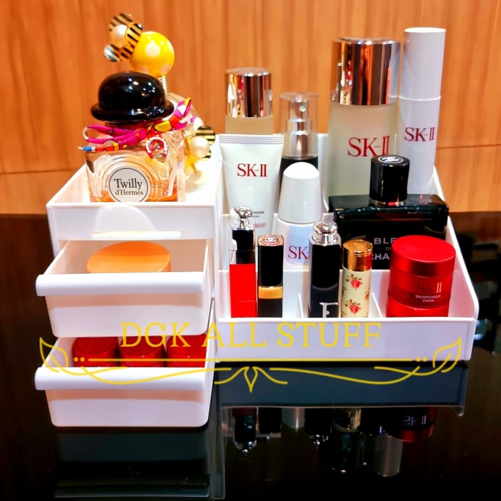 Jual Rak Tempat Kotak Storage Organizer Box Penyimpanan Laci Makeup ...