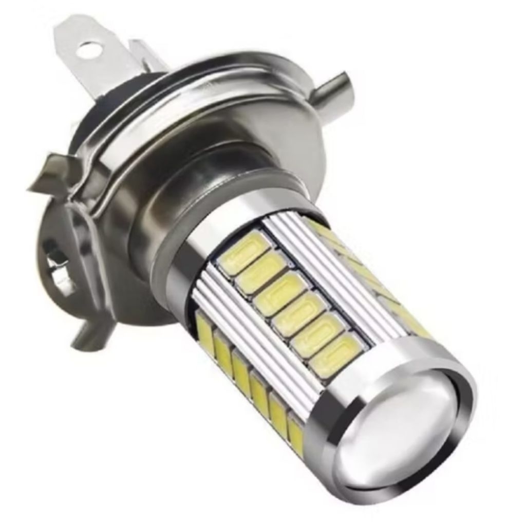 Jual Bohlam Led Lampu Depan Motor H4 Vixion 33 Mata Led Putih Super ...