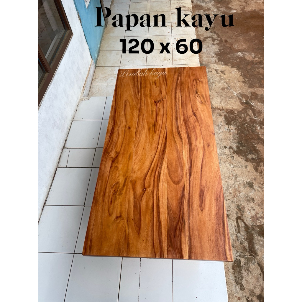 Jual daun meja persegi panjang kayu mahoni | Shopee Indonesia