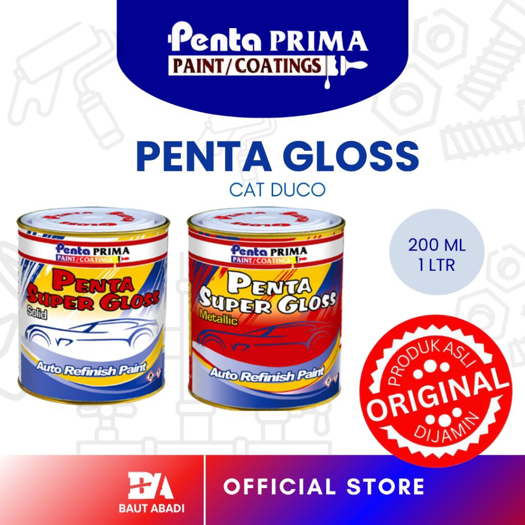 Jual Cat Diko Cat Duco Penta Super Gloss Metallic 1 kg | Shopee Indonesia
