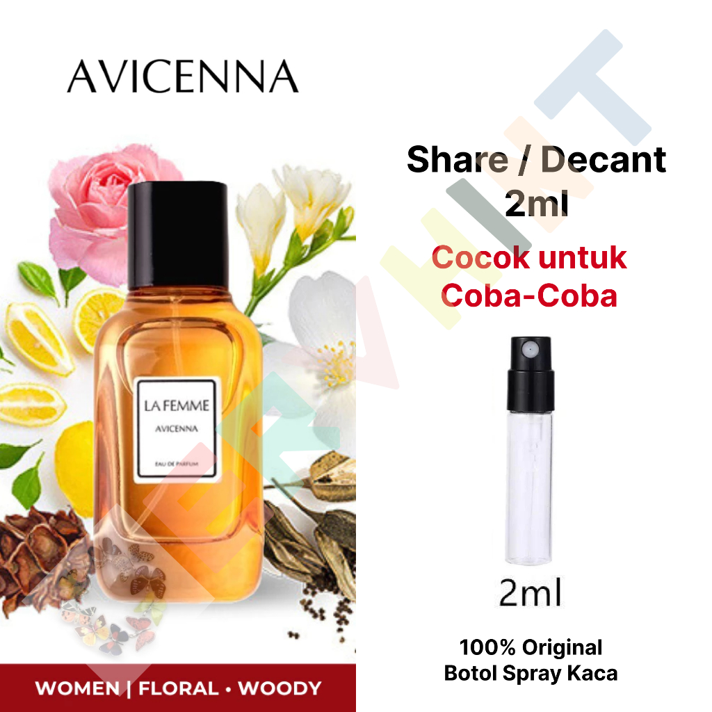 Jual [Share / Decant] Avicenna La Femme Women EDP Eau de Parfum Perfume ...