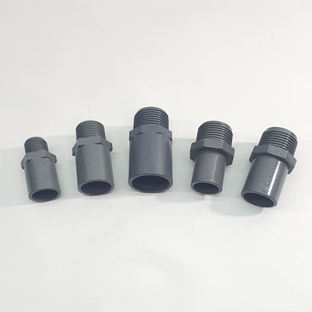 Jual Sock Drat Luar Sambungan Pipa PVC SDL Voscar Valve 1/2, 3/4, 1 ...