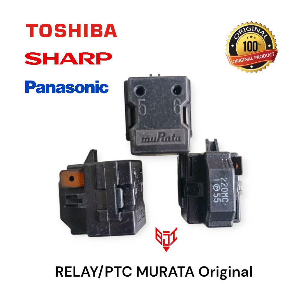Jual Relay - Rilay/ PTC Kulkas 1 Pintu Panasonic Toshiba | Relay MURATA ...