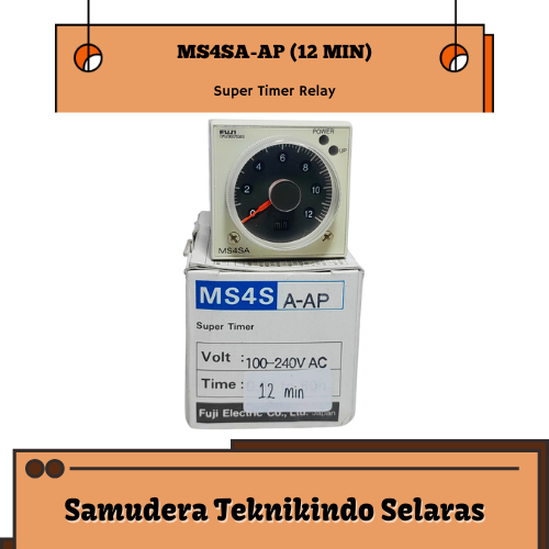 Jual FUJI ELECTRIC MS4SA-AP (12 MIN) Super Timer Relay | Shopee Indonesia