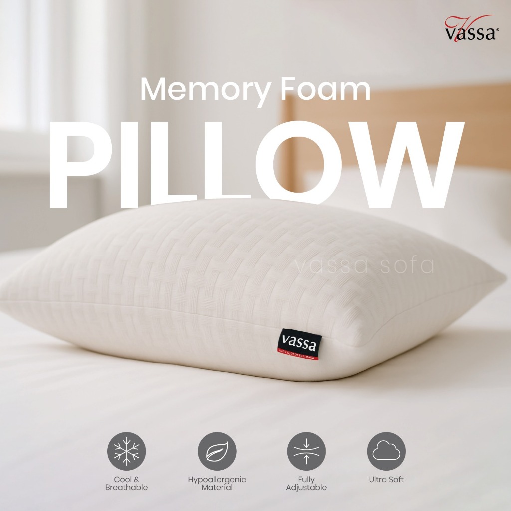 Jual Bantal Memory Foam By Vassa Sofa | Shopee Indonesia