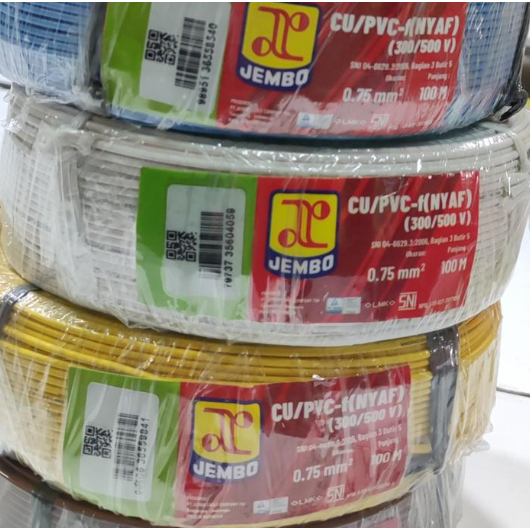 Jual KABEL JEMBO NYAF 0.75MM PER METER | Shopee Indonesia