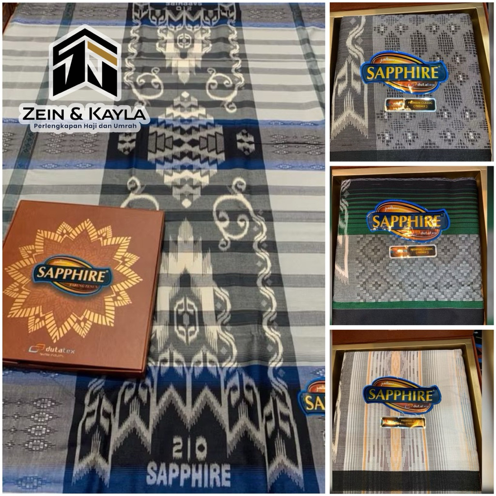 Jual Sarung Tenun Dewasa Sapphire~ Premium Classic ( Premix ) | Shopee ...