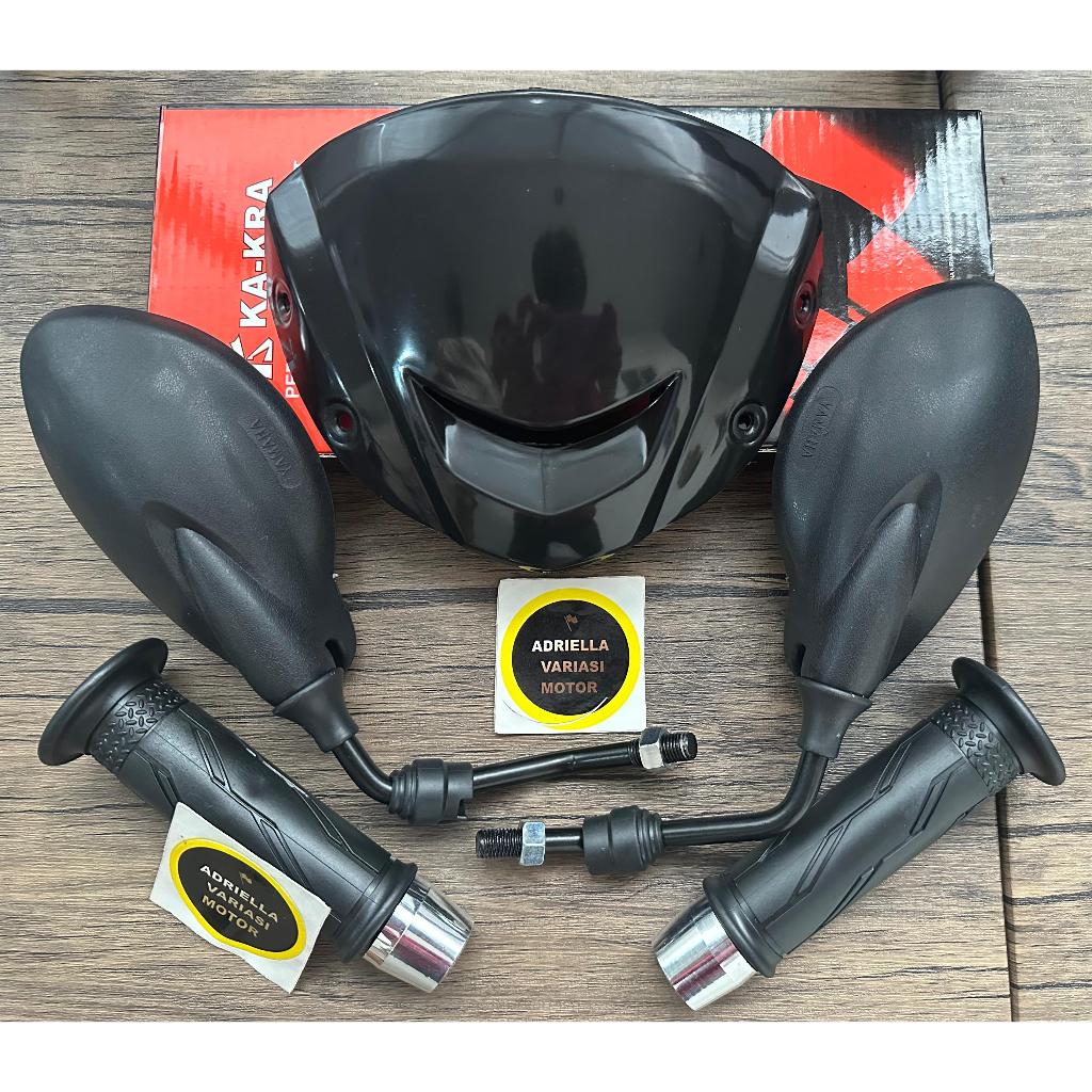 Jual PAKET COMBO 4IN1 SPION X1 125Z+GRIP YAMAHA PLUS JALU CHRUM+VISOR ...