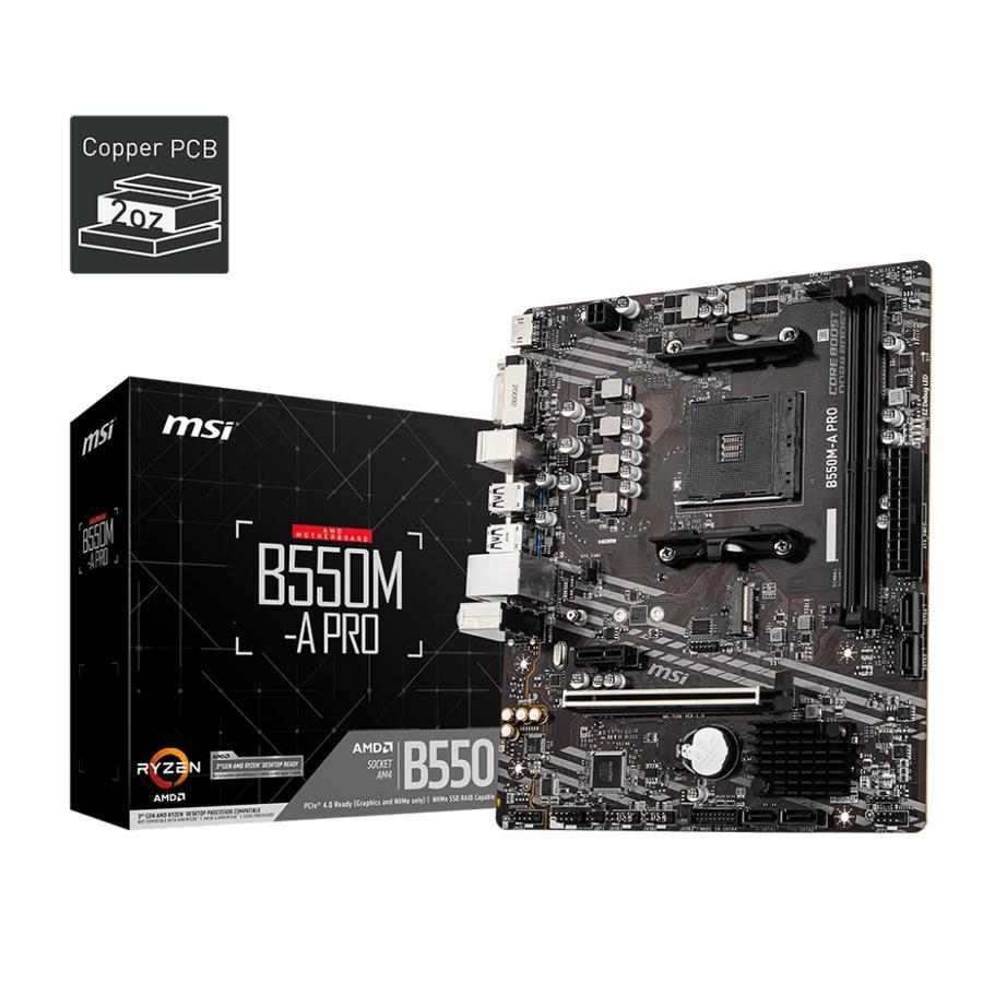 Jual Motherbaord MSI B550M-A Pro (AM4, AMD Promontory B550, DDR4, USB3 ...