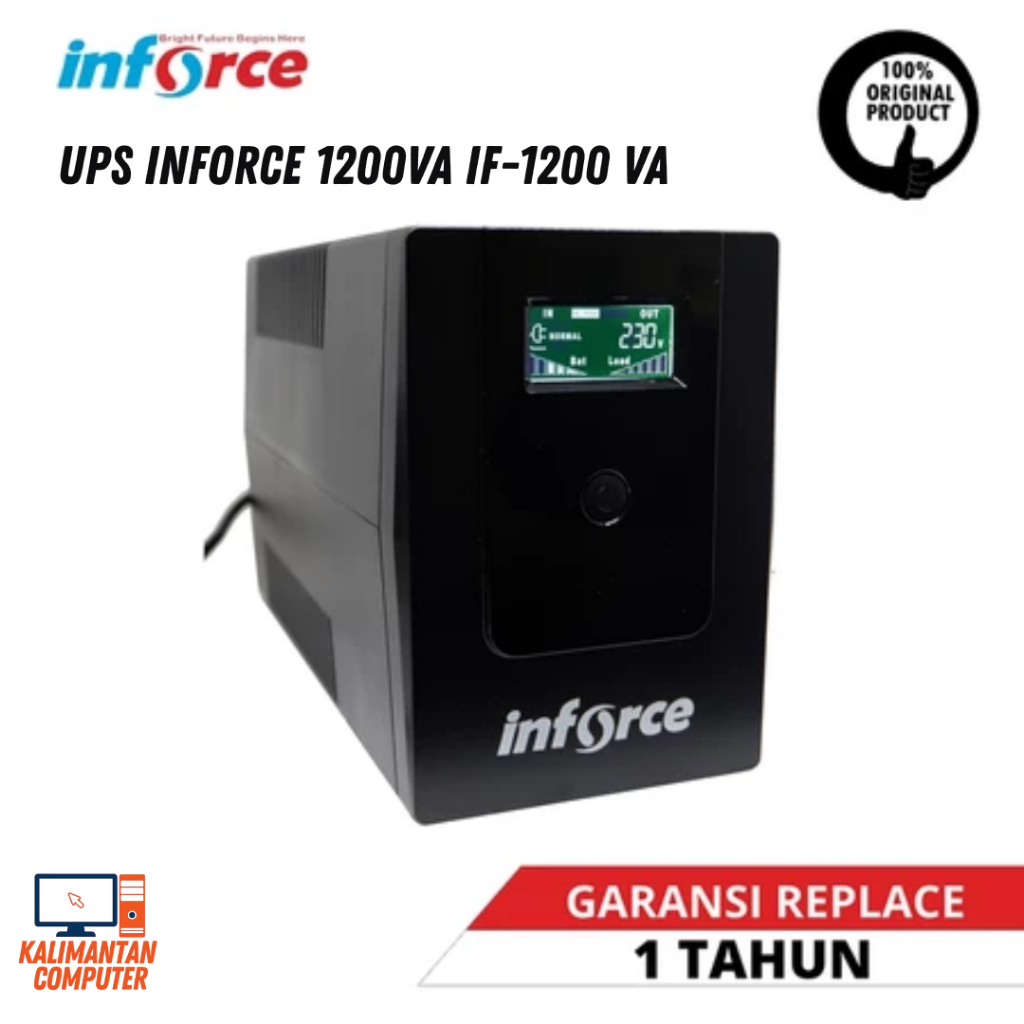 Jual UPS Inforce 1200VA IF-1200 VA GARANSI 1 TAHUN | Shopee Indonesia