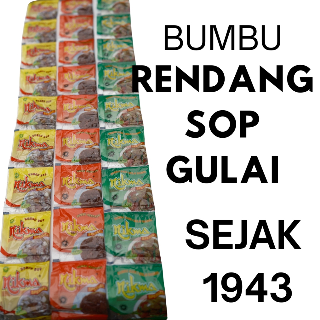 Jual Bumbu Racik Khas Padang 36 Sachet Hadiah Unik Buat Ibu yang Suka ...