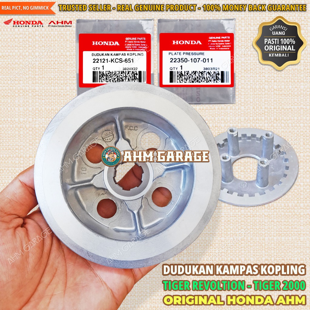 Jual Rumah Kampas Kopling TIGER REVOLUTION Lawan Kaki Empat TIGER REVO Plat Penekan Kopling ...