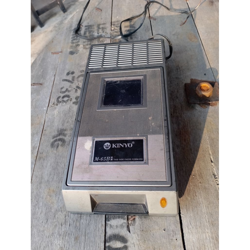 Jual pemutar kaset betamak "KINYO M-65B" jadul vintage lawas | Shopee Indonesia