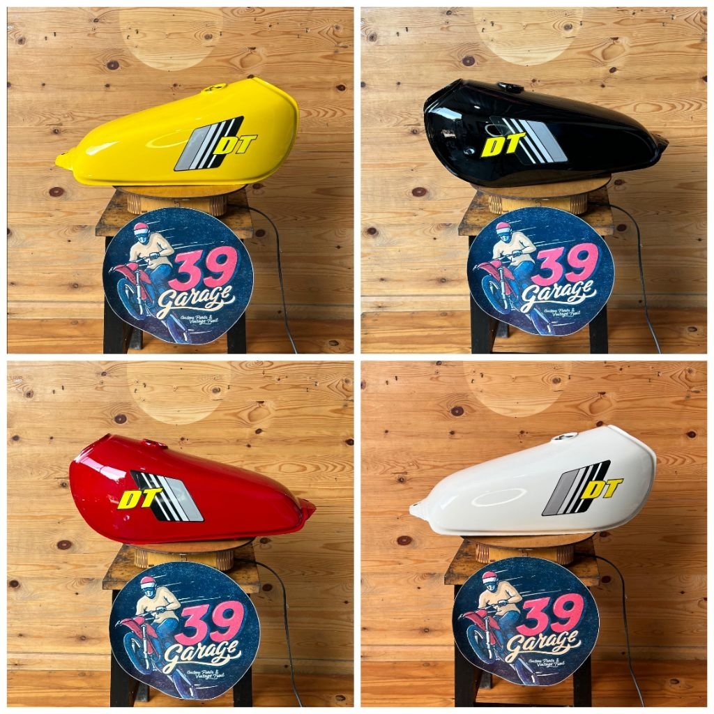 Jual Tengki trail klasik model DT 100 X tangki trail tua yamaha DT100 ...