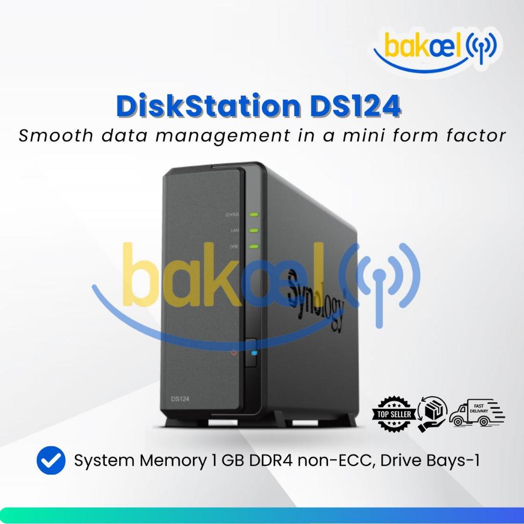 Jual Synology DiskStation DS124 NAS Server Storage Cloud DS 124 Drive Bays-1 | Shopee Indonesia