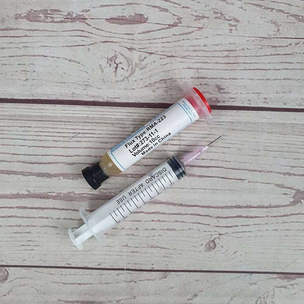 Jual Soldering Paste Pasta Flux Minyak Solder Amtech 10cc RMA-223 RMA223 Suntik Timah Rosin ...