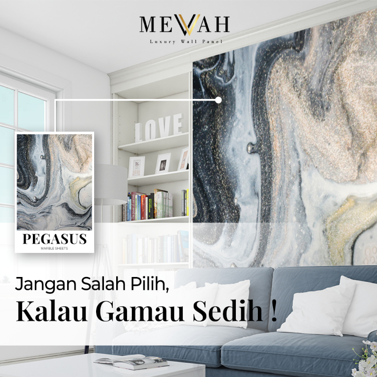 Jual Mevvah Wall Panel Special Design Motif Pegasus - Wall Panel ...