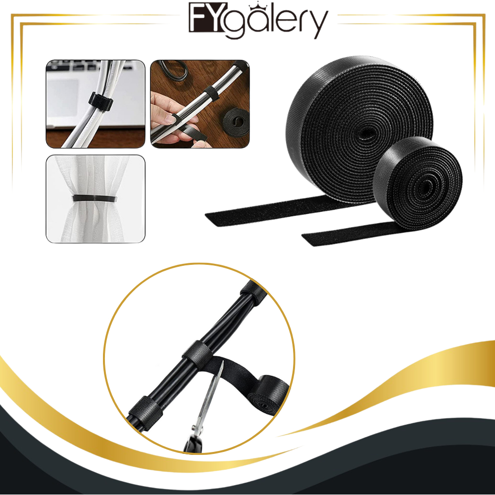 Jual FYgalery HL0132 Velcro Kabel Strap Pengikat Kabel Perekat Kabel ...