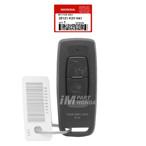 Jual 35121-K2V-N40 35121-K2V-N41 Remote Alarm Smart Key Set Fob Assy ...