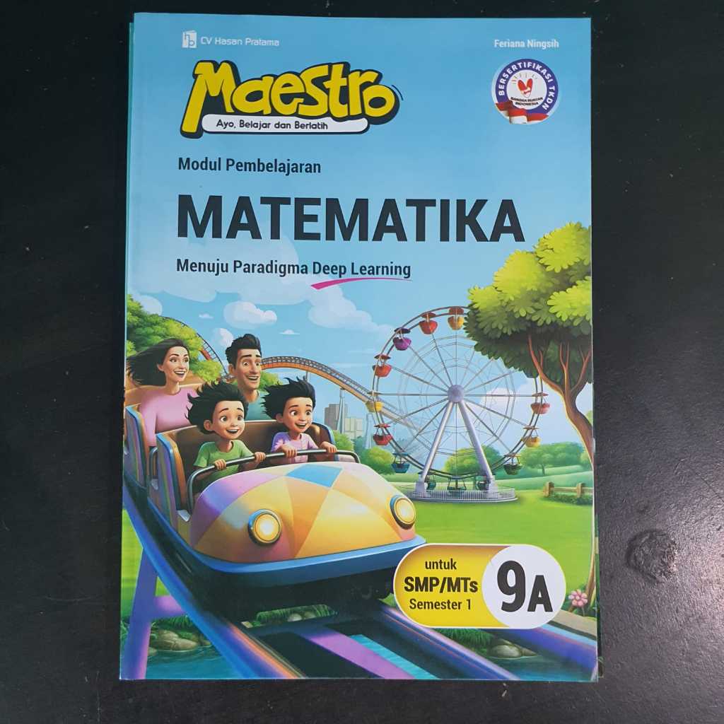 Jual LKS Maestro Smt 1 - 2025 - Modul Matematika 9A (Kelas 9 Semester 1) - Menuju Paradigma Deep ...