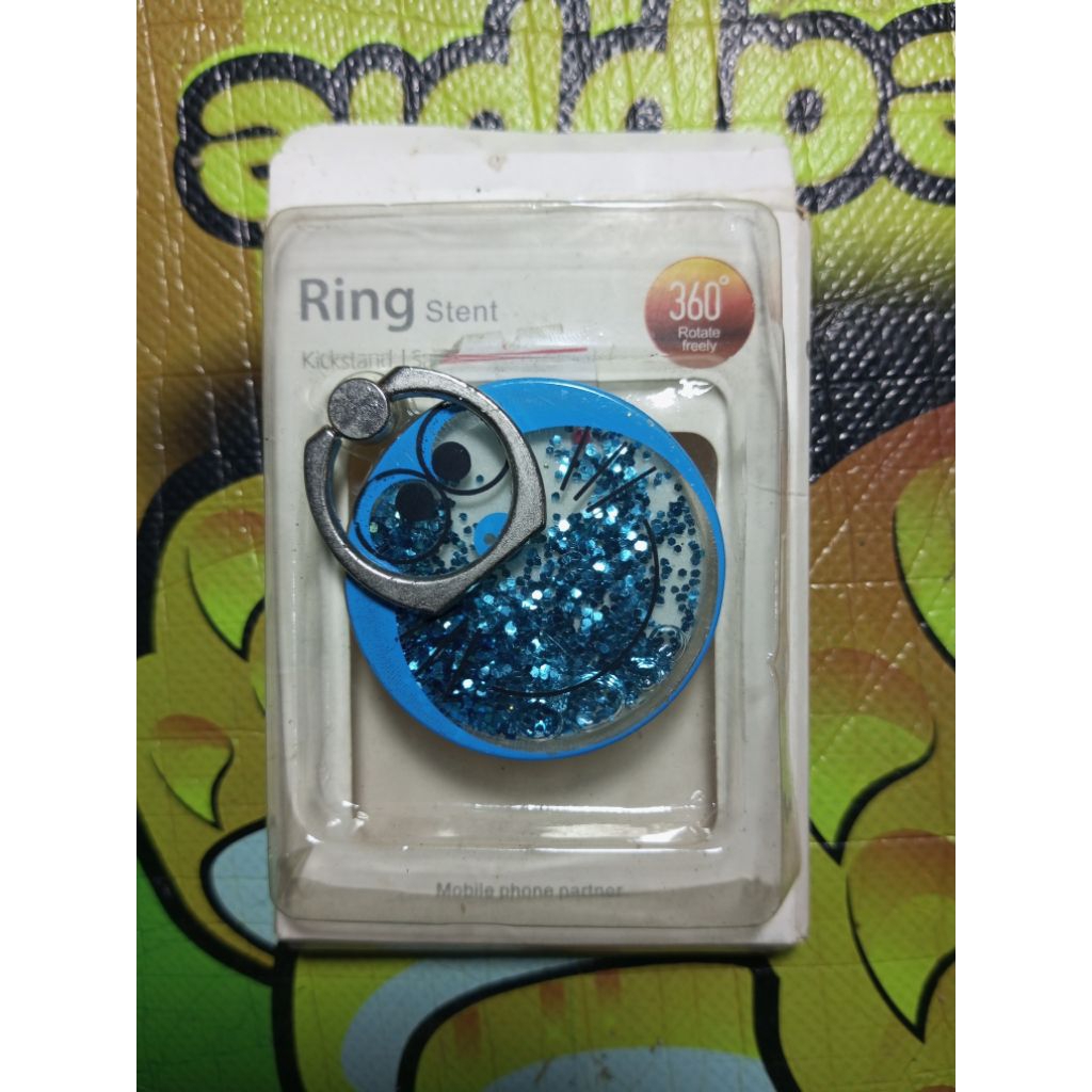 Jual iRing Gliter Karakter Ring Hp Model Karakter Doraemon | Shopee ...