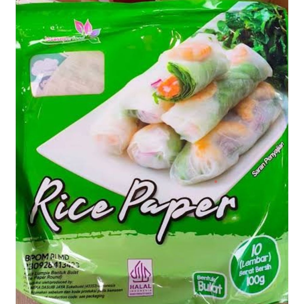 Jual Javasuperfood Rice Paper 10 Lembar- Bulat | Shopee Indonesia