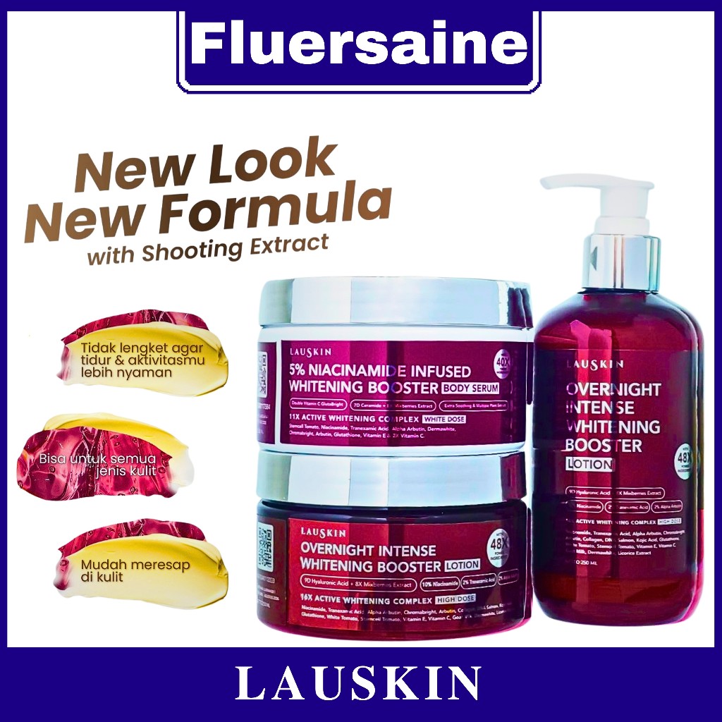 Jual Lauskin BodyCare Paket Glowing / BODY LOTION LAUSKIN / HB DOSTING ...