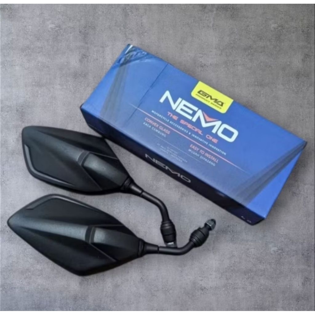 Jual Spion Nemo Vario Gen 2 Tangkai Pendek Kaca Cembung Universal Bisa ...