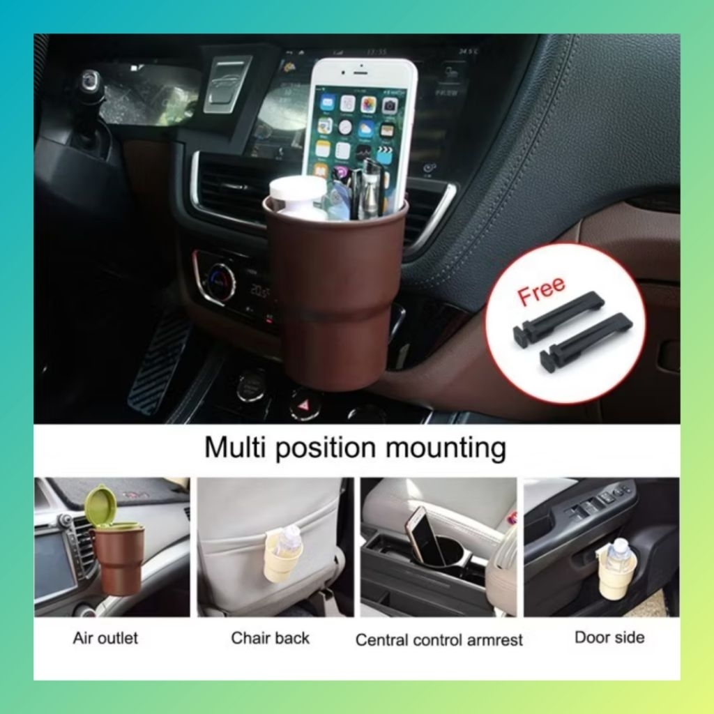 Jual Tempat Botol Minuman Gantung Ac Pintu Mobil Car Cup Holder Asbak ...
