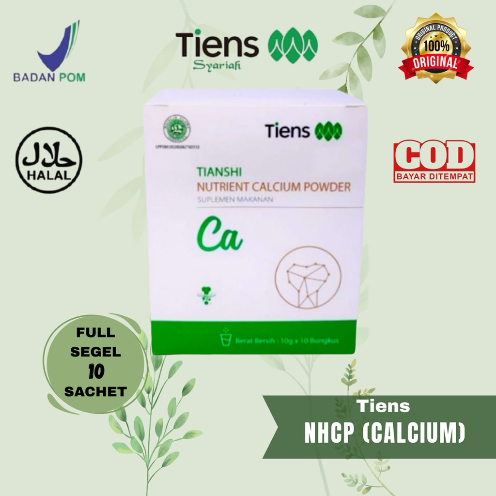 Jual Peninggi Badan Tiens NHCP Nutrient Kalsium -Tianshi isi 10 ORI ...