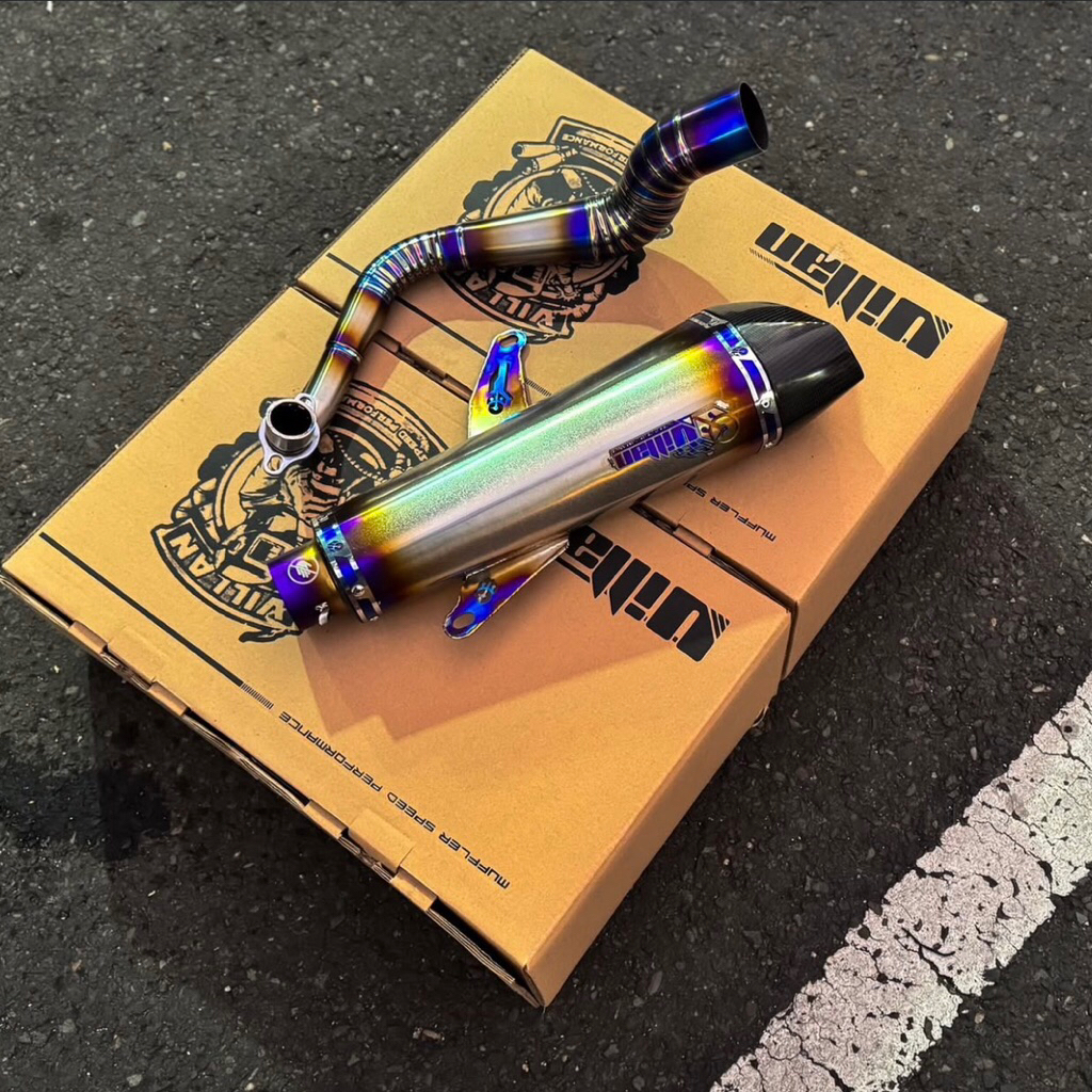 Jual KNALPOT VILLAN RX1 TITANIUM HEADER MODEL COBRA FULLSYSTEM YAMAHA ...