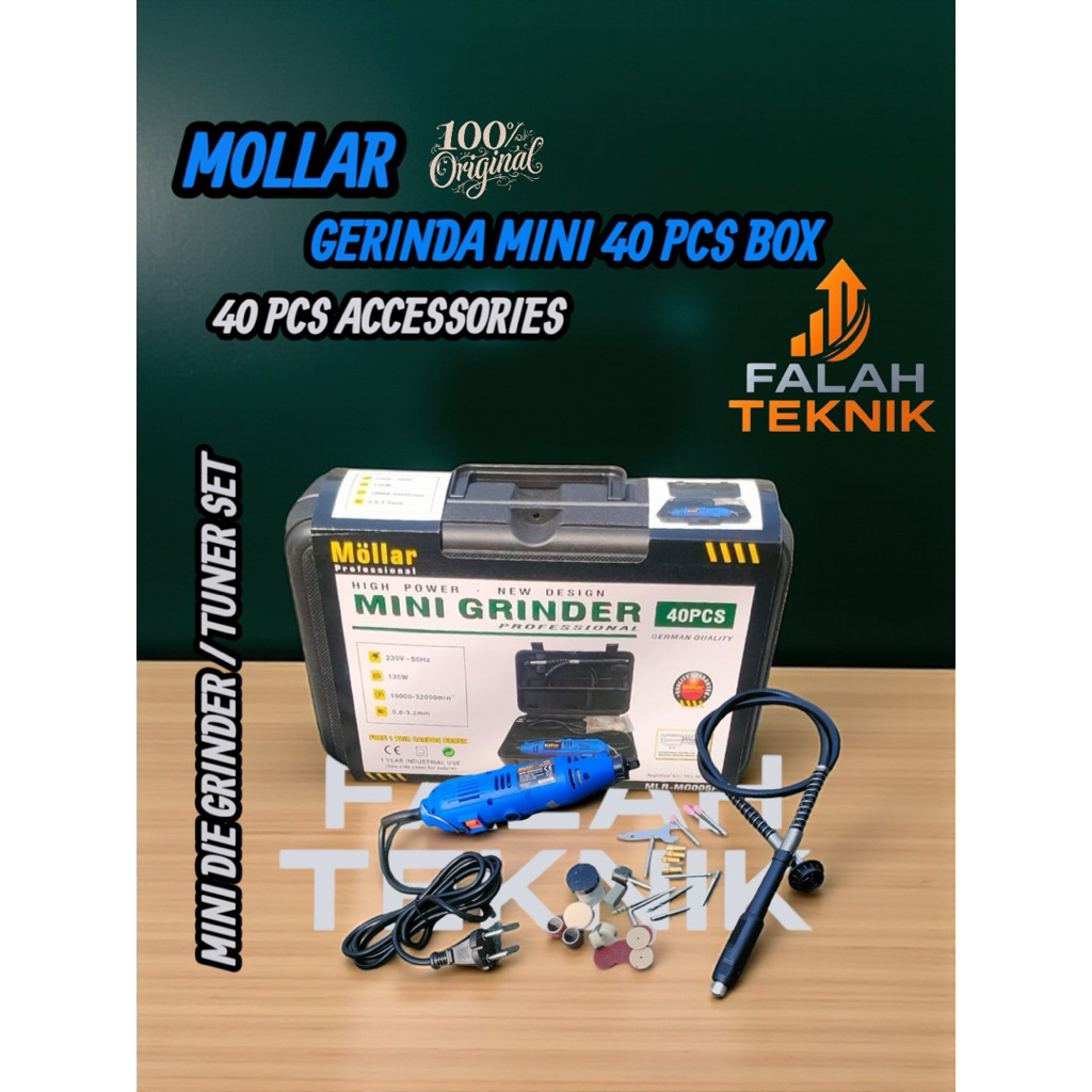 Jual MINI DIE GRINDER MOLLAR MINI GERINDA BOR MOLLAR BOR BOTOL SET 40 ...