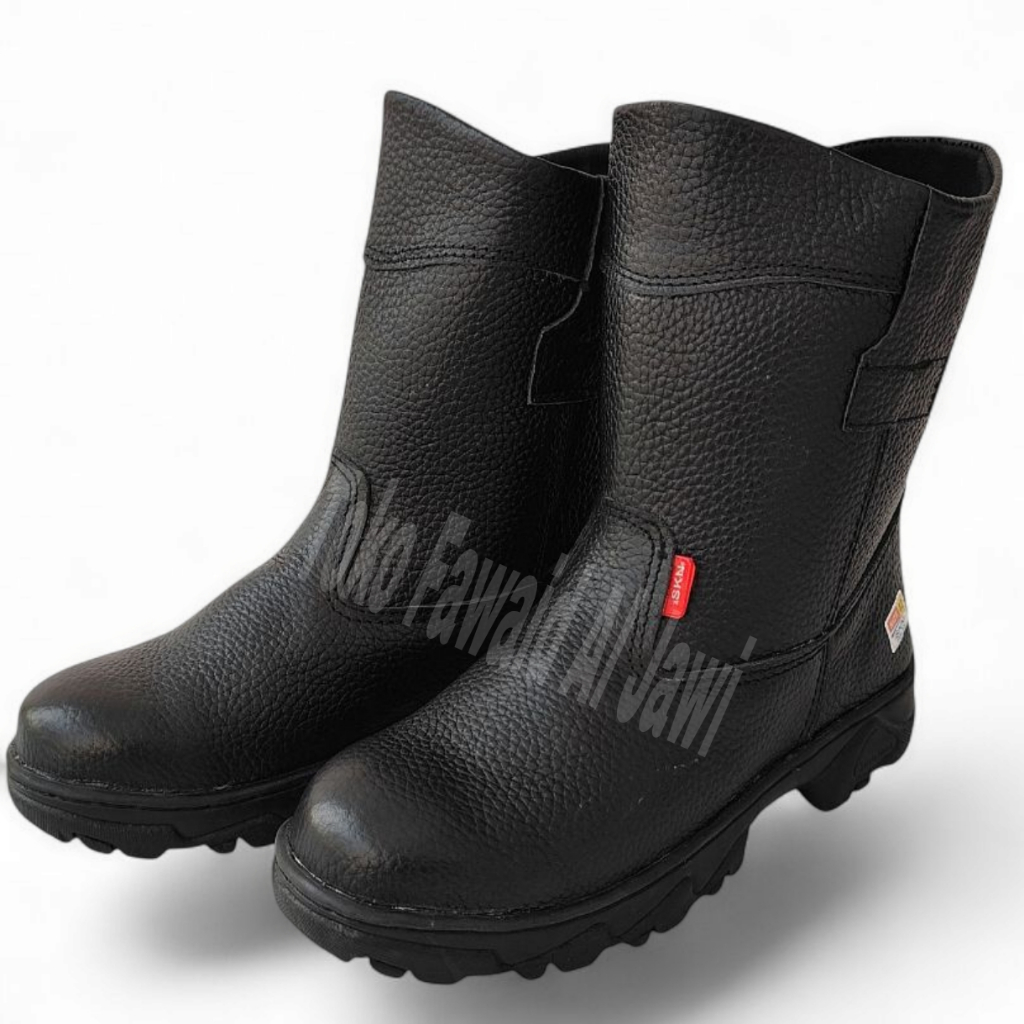 Jual Sepatu Safety Boot Kulit Sapi Asli Pabrik Industri Perbaikan Tol ...
