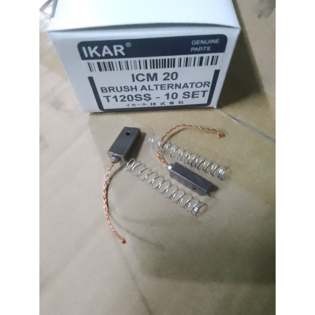 Jual 10 SET BRUSH ALTERNATOR,CARBON BRUSH COOL DINAMO AMPER T120SS | Shopee Indonesia