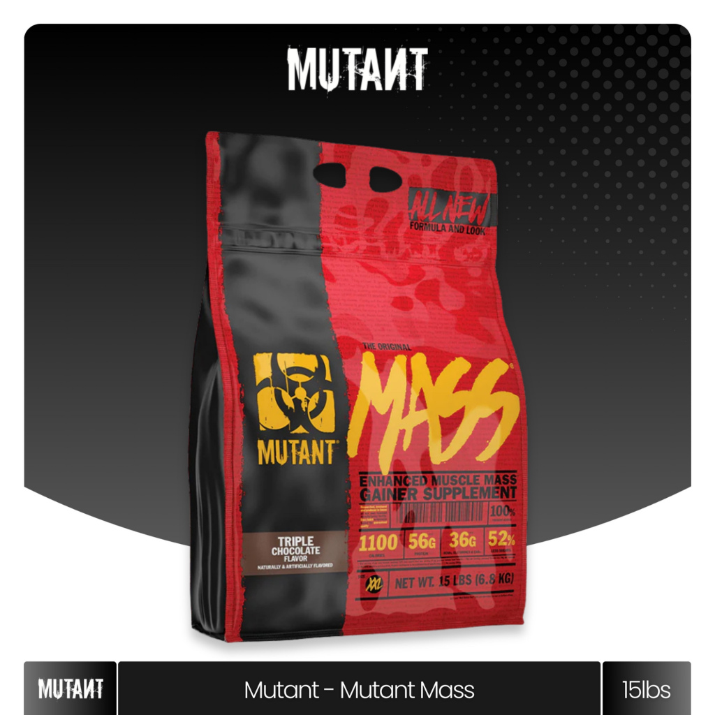 Jual Mutant Mass Muscle Weight Gainer 15 Lbs 6,8 Kg | Shopee Indonesia