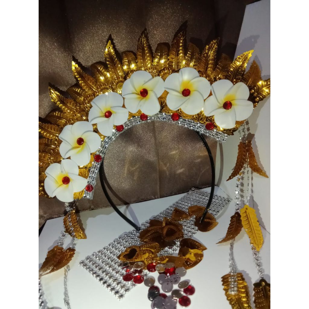 Jual HIASAN KEPALA MAHKOTA SUNTING BUNGA 6 KAMBOJA ADAT BALI | Shopee ...