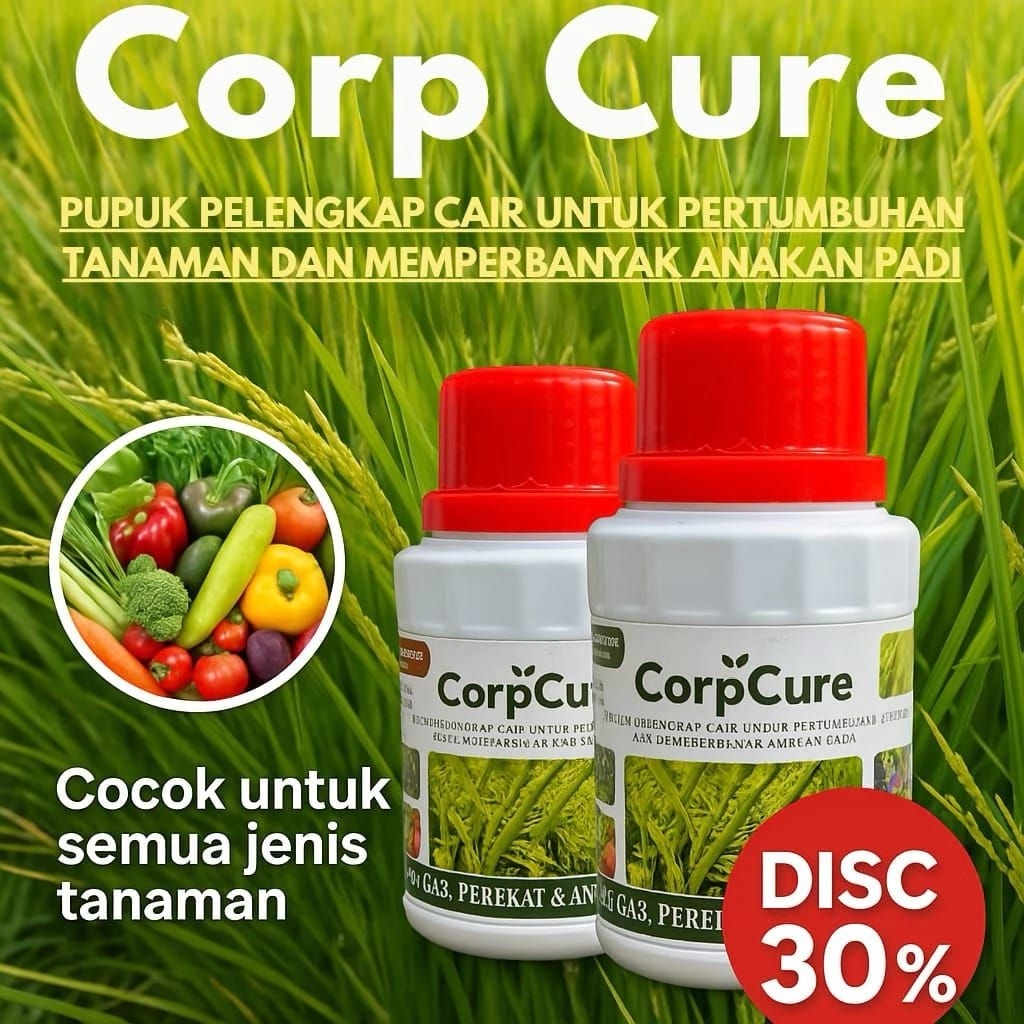 Jual CorpCure Trisonic 100ml Perangsang Bunga & Pelebat Tanaman untuk ...