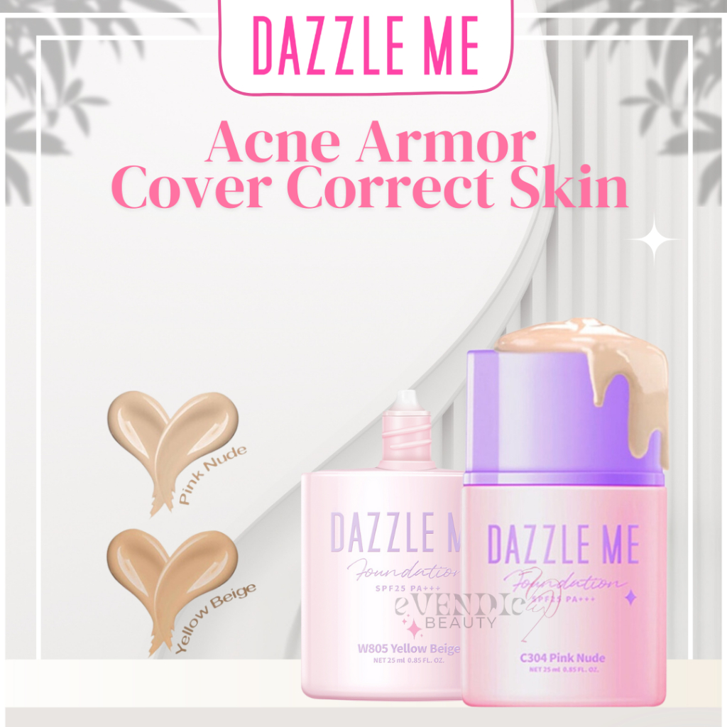 Jual READY DAZZLE ME Acne Armor Cover & Correct Skin Tint Beauty Liquid ...