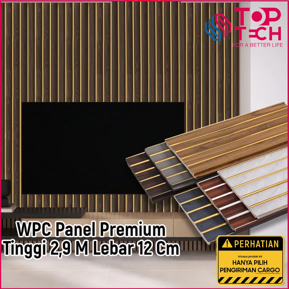 Jual Toptech - Wallpanel WPC (PREMIUM ) PS Foam Grille Panel Dinding ...