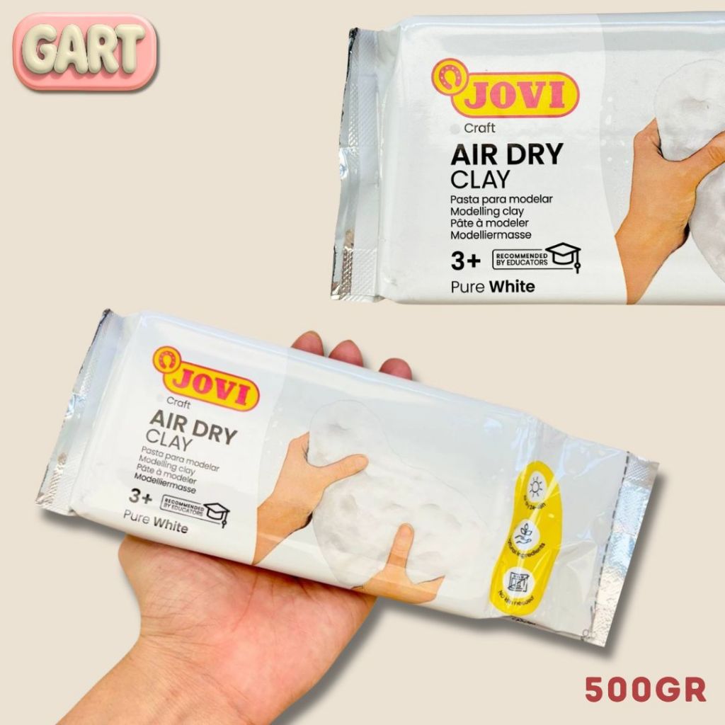 Jual 500gr AIR DRY CLAY WHITE ( JOVI ) - Tanah Liat Prakarya - Clay ...