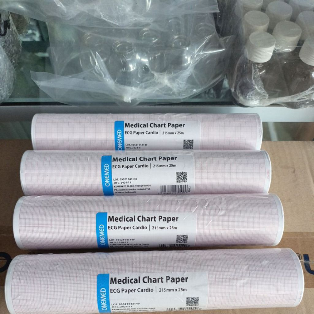 Jual Kertas ekg paper 215mm x 25m | Shopee Indonesia