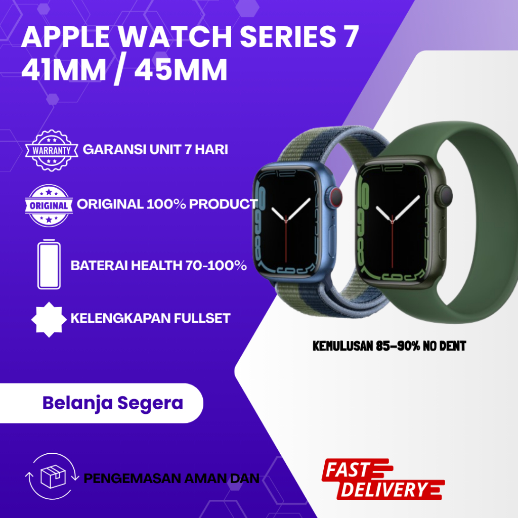 Jual Apple Watch / iWatch Series 7 41MM 45MM Second | Shopee Indonesia