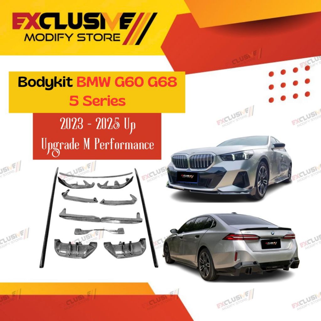 Jual BMW G60 G68 (2023 - 2025 UP) 5 SERI UPGRADE BODYKIT M PERFORMANCE ...