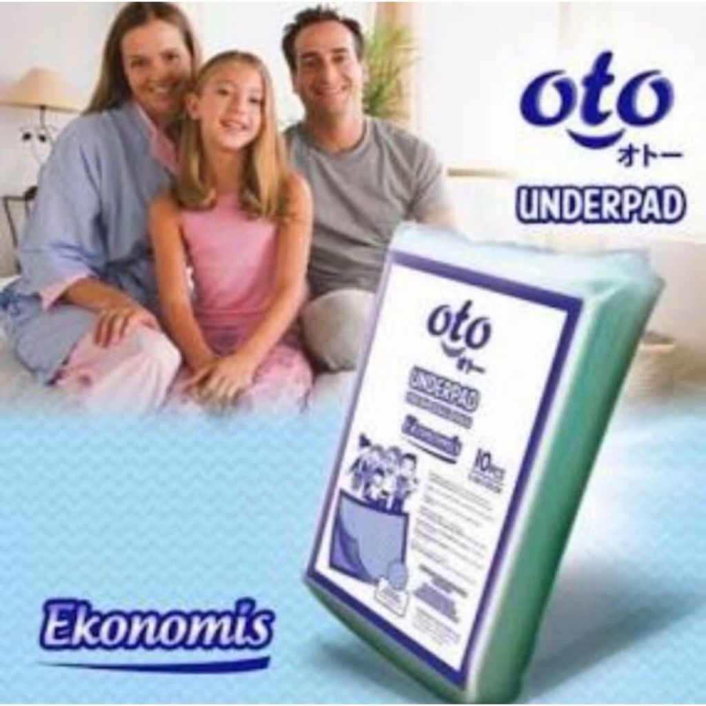 Jual OTO UNDERPAD ukuran 60 x 90 perlak sekali pakai isi 10 ukuran ...