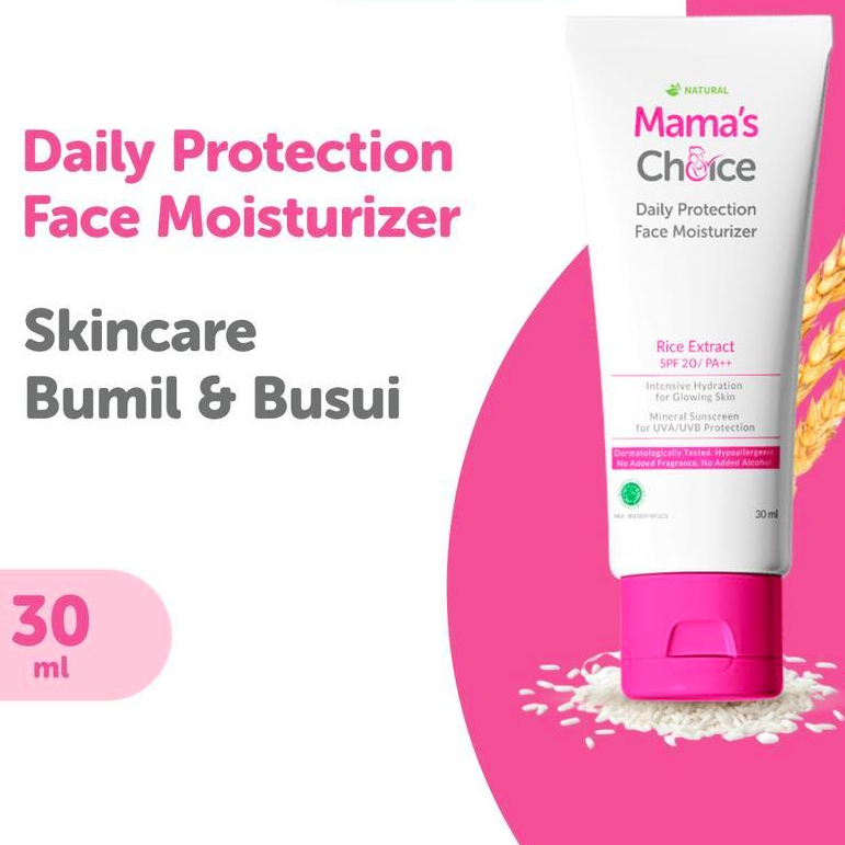 Jual Daily Protection Face Moisturizer SPF 20 PA++ Mama's Choice ...