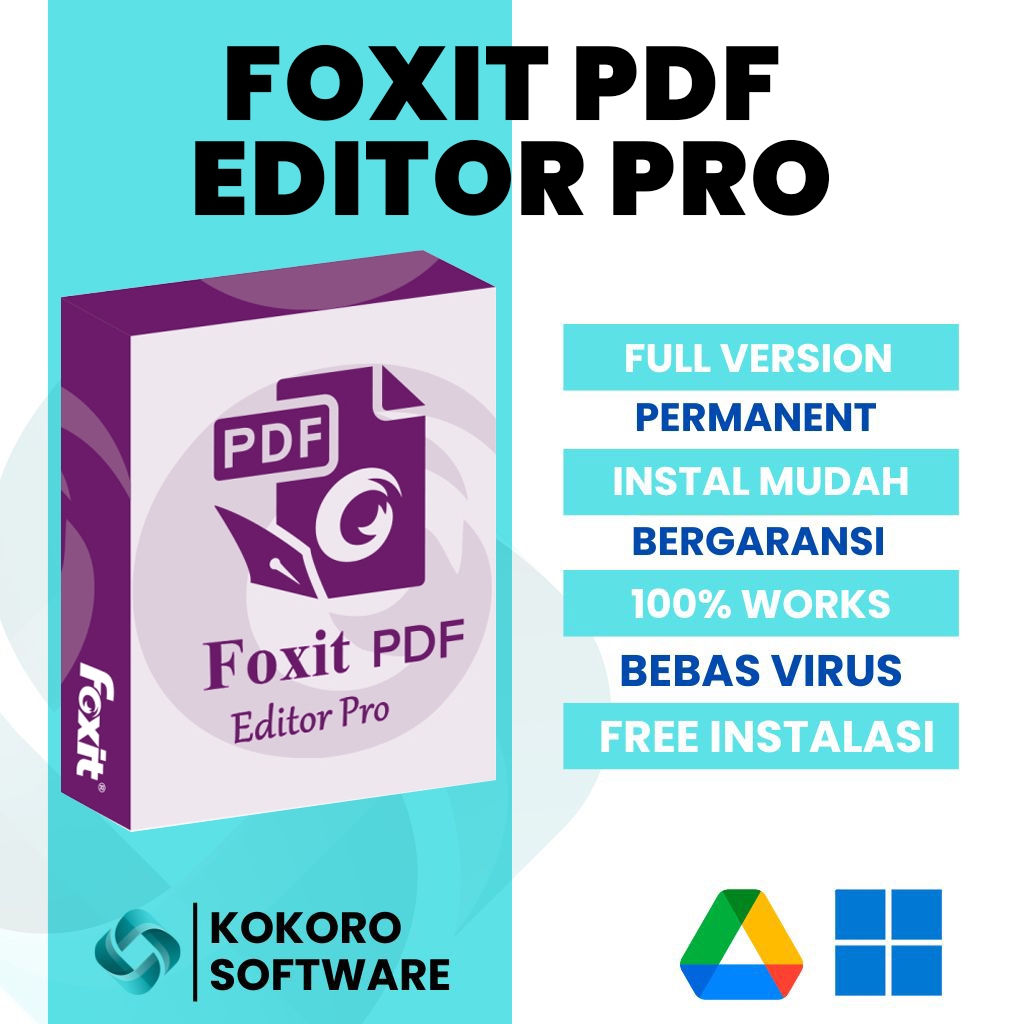 Jual Foxit PDF Editor Pro | Membuat, mengelola, mengonversi, dan ...